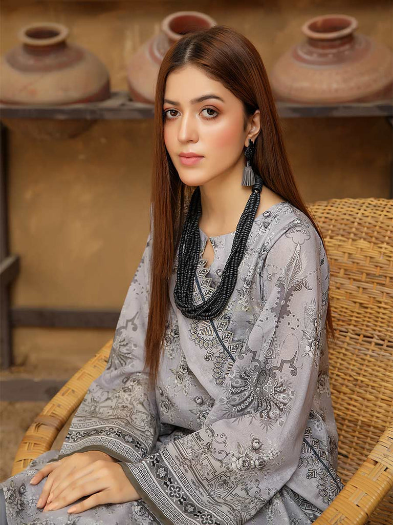 Tehzeeb Mother Collection Lawn Vol C8 2021 D#04 – Aalaya.pk